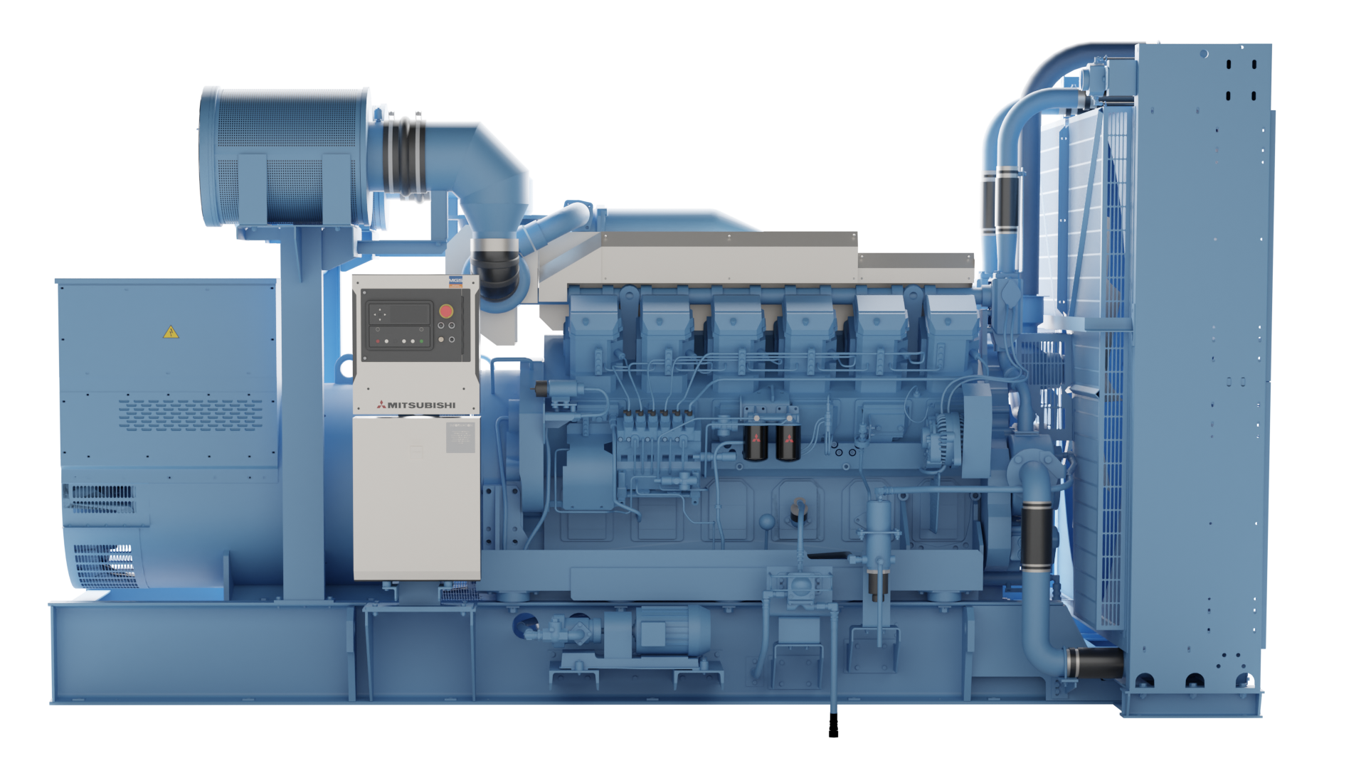 Diesel Generator Sets MGS1100R | Mitsubishi Heavy Industries Engine ...
