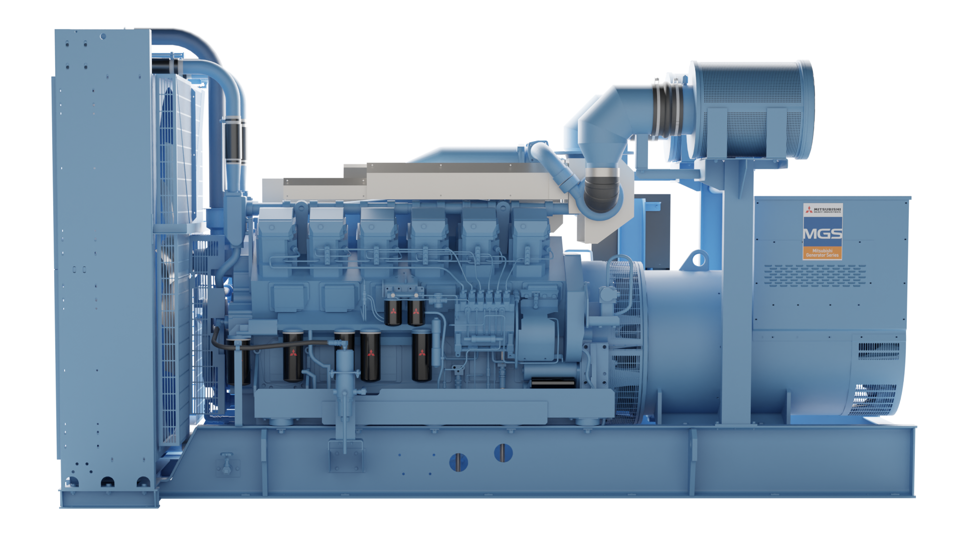 Diesel Generator Sets MGS1000B | Mitsubishi Heavy Industries Engine ...