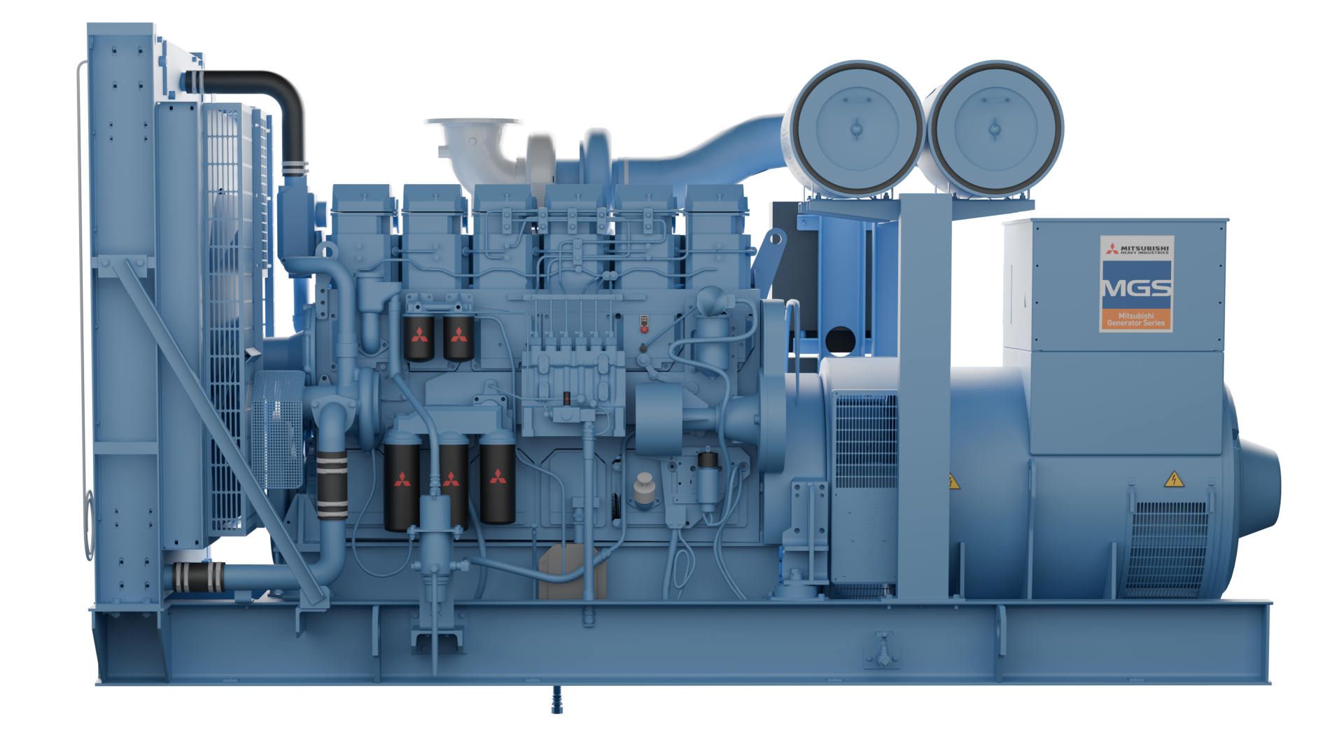 Diesel Generator Sets MGS0500C | Mitsubishi Heavy Industries Engine ...
