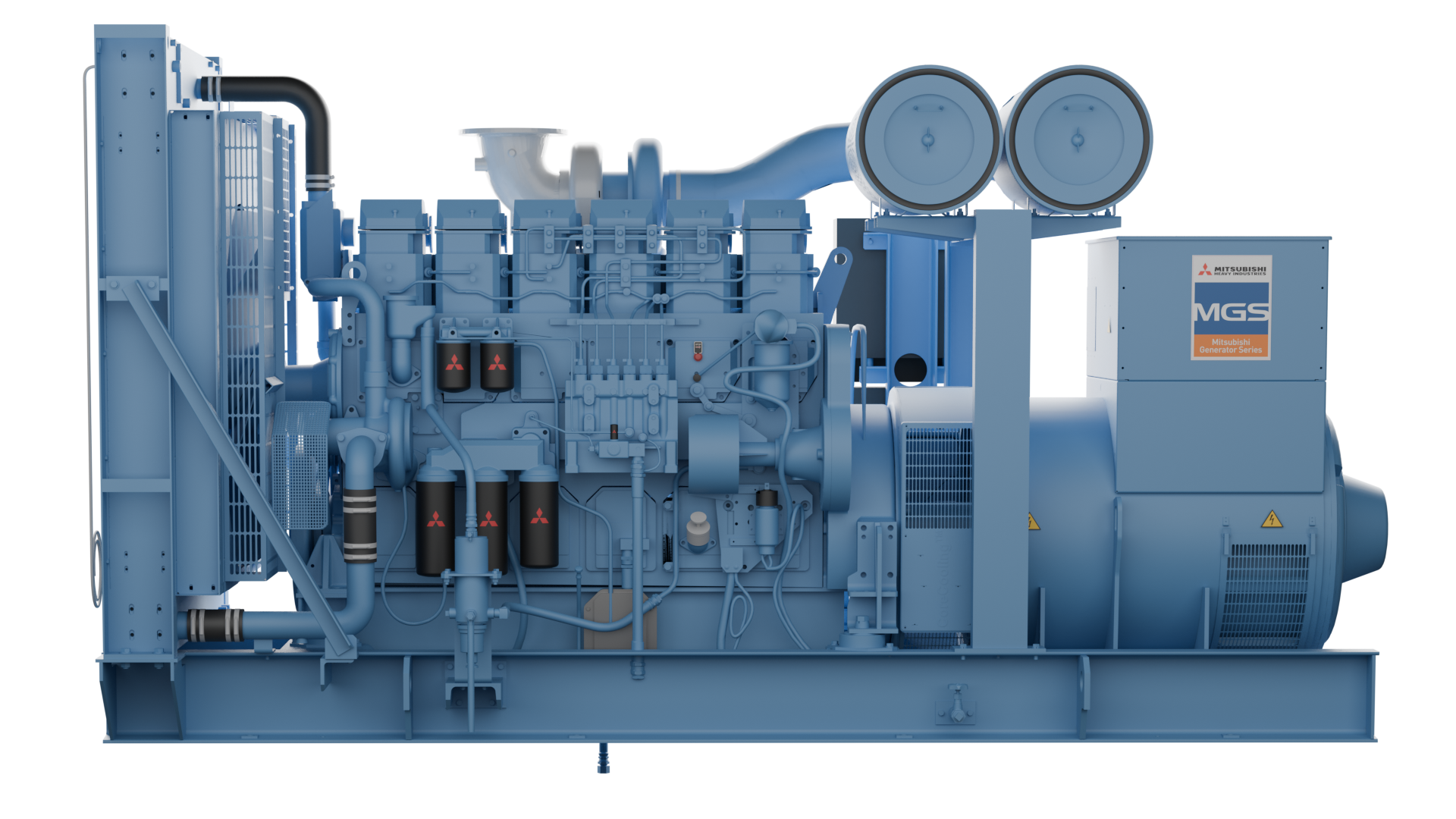 Diesel Generator Sets MGS0500R | Mitsubishi Heavy Industries Engine ...