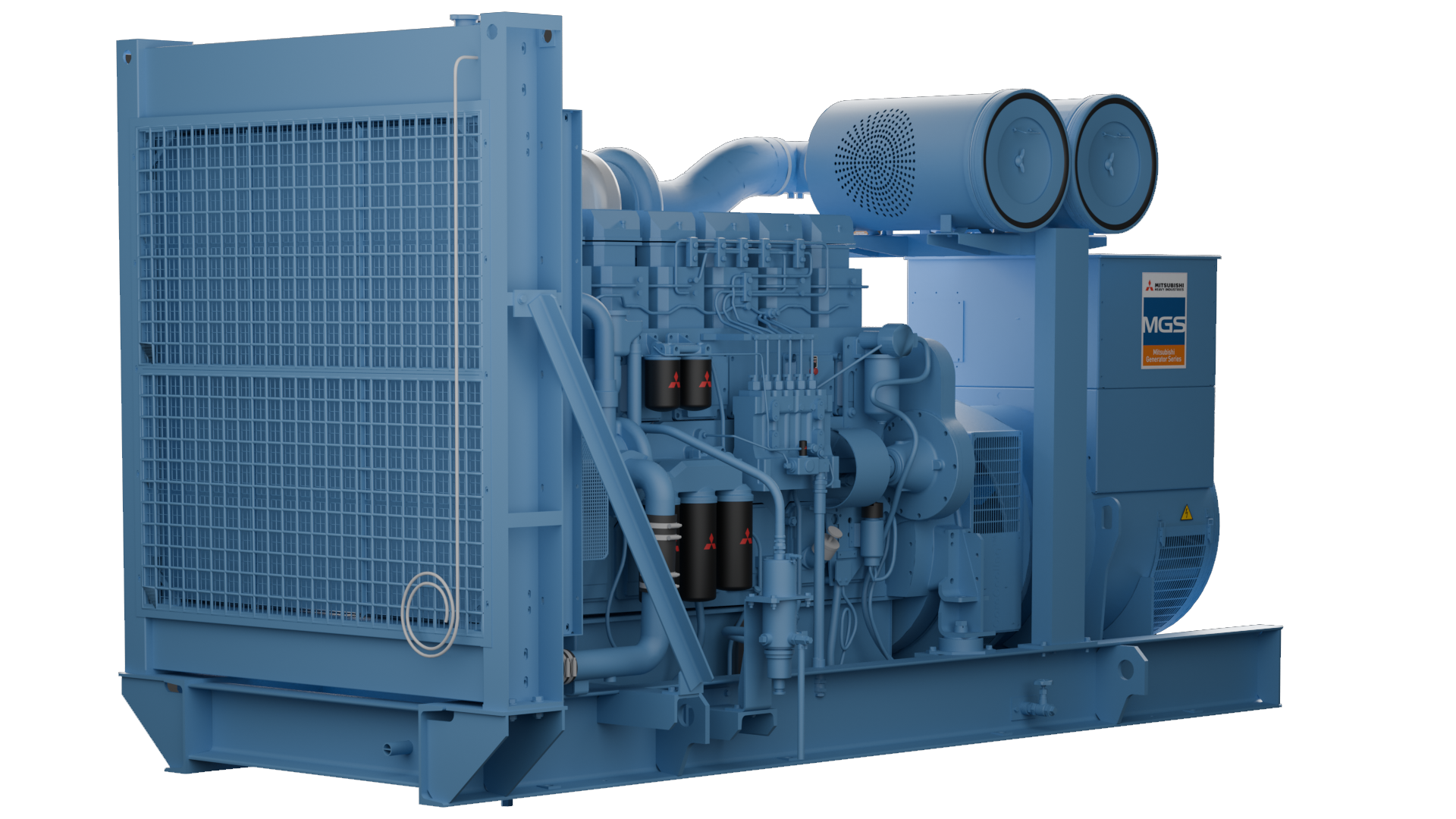 Diesel Generator Sets MGS0500B | Mitsubishi Heavy Industries Engine ...