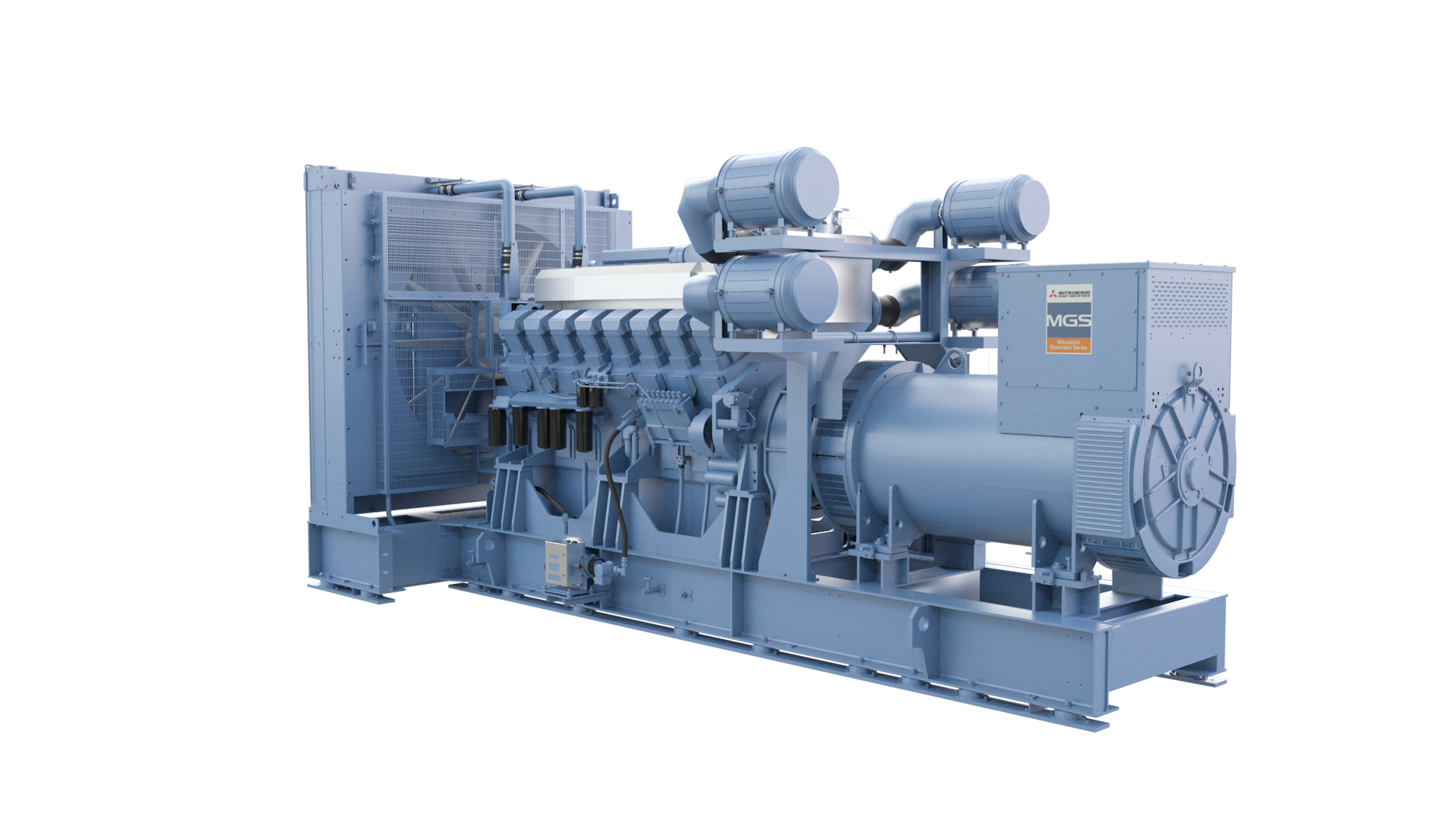 Diesel Generator Sets MGS2500R | Mitsubishi Heavy Industries Engine ...