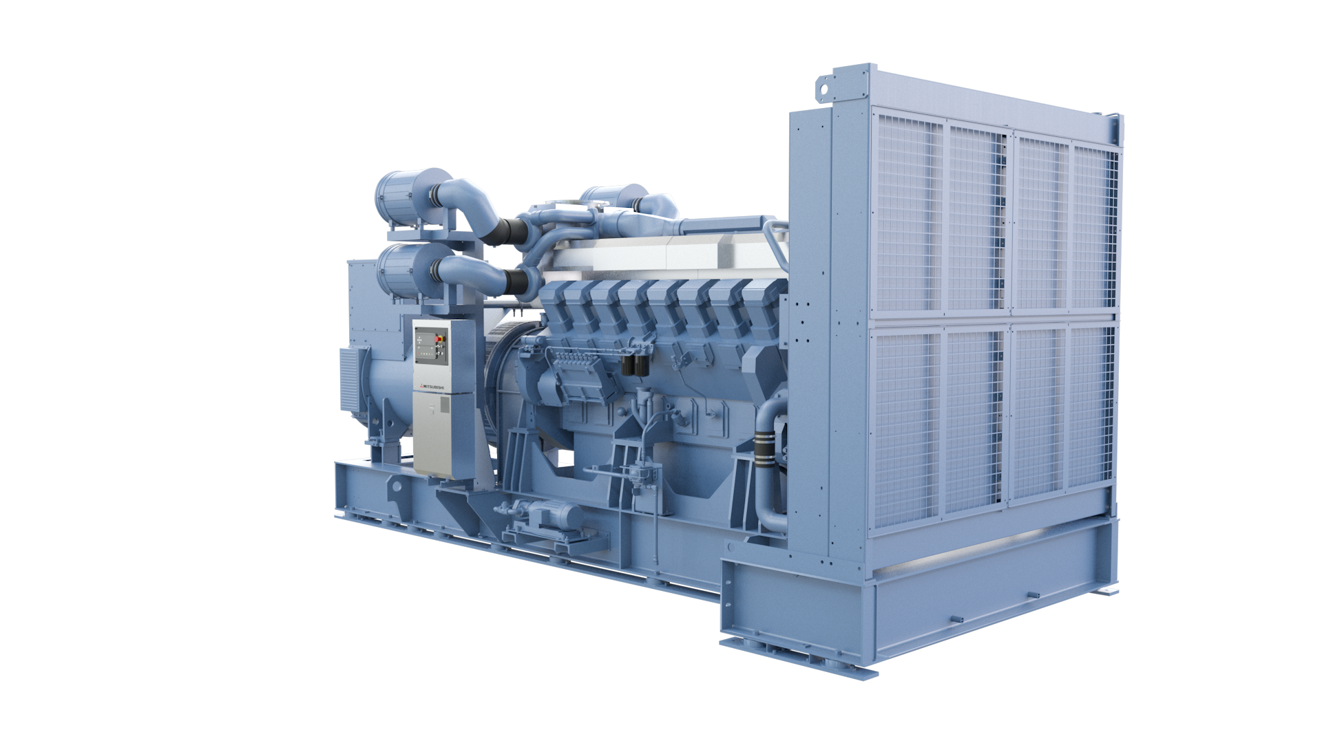 Diesel Generator Sets MGS1500B | Mitsubishi Heavy Industries Engine ...