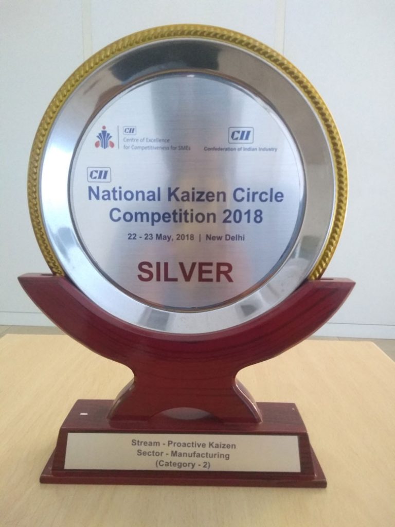 Kaizen Award Conducted by CII at DelhiProject Title: To Eliminate Wrong ...