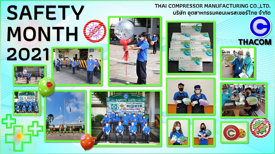 Safety Month 2021 | Thai Compressor Manufacturing Co.,Ltd.